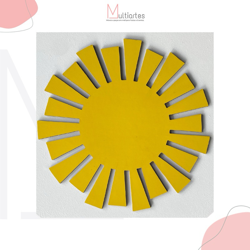 Recorte Sol para painel | Shopee Brasil