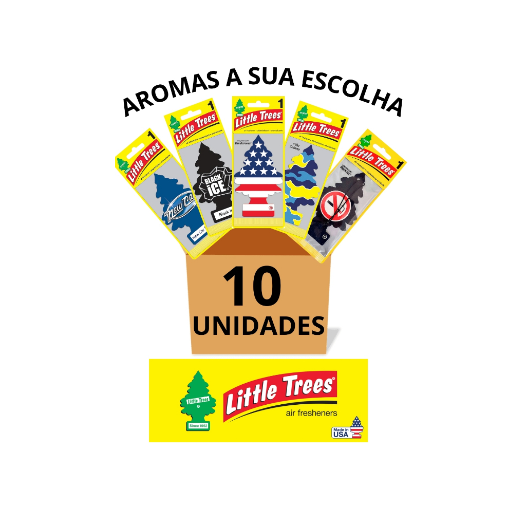 10 Aromatizantes Little Trees - Original - Aromas a sua escolha ...