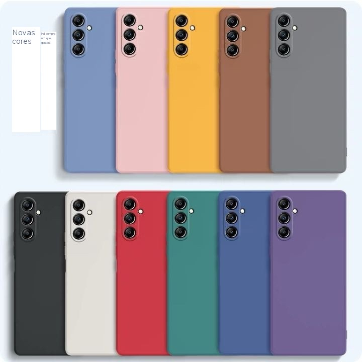 Capinha Capa Samsung A14/A34/A54/A15 silicone case Aveludada | Shopee Brasil