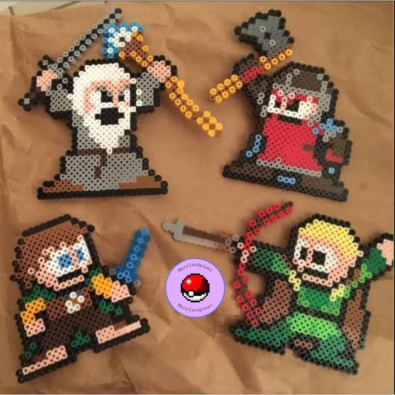 O senhor dos anéis/ Legolas/Gandalf/pixelart hamabeads | Shopee Brasil