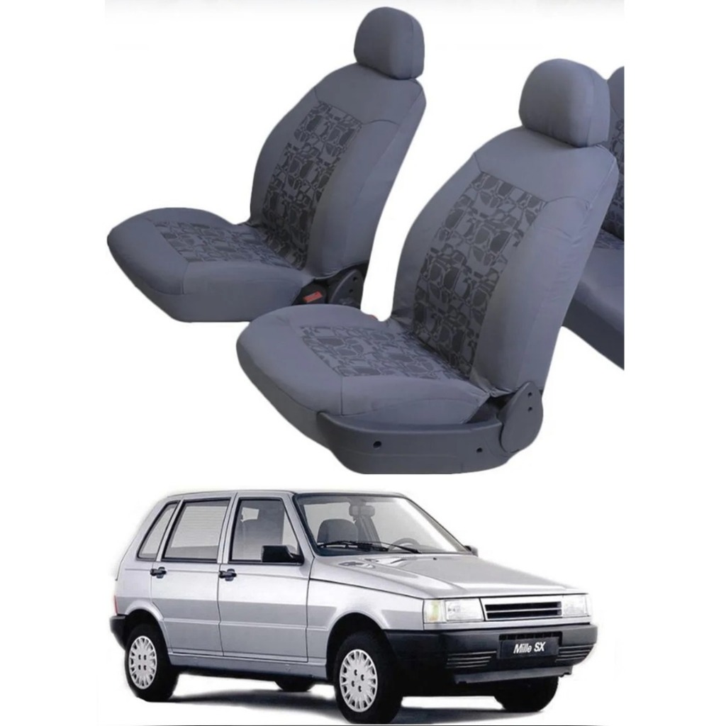Capas de Bancos Tecido grosso p/ Fiat Uno 2000 2001 2002 2003 2004 2005 ...