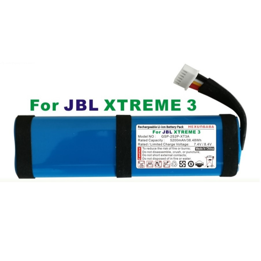 Para Xtreme 3 Xtreme3 - GSP-2S2P-XT3A - 5200mAh - Caixa de Som Portatil ...