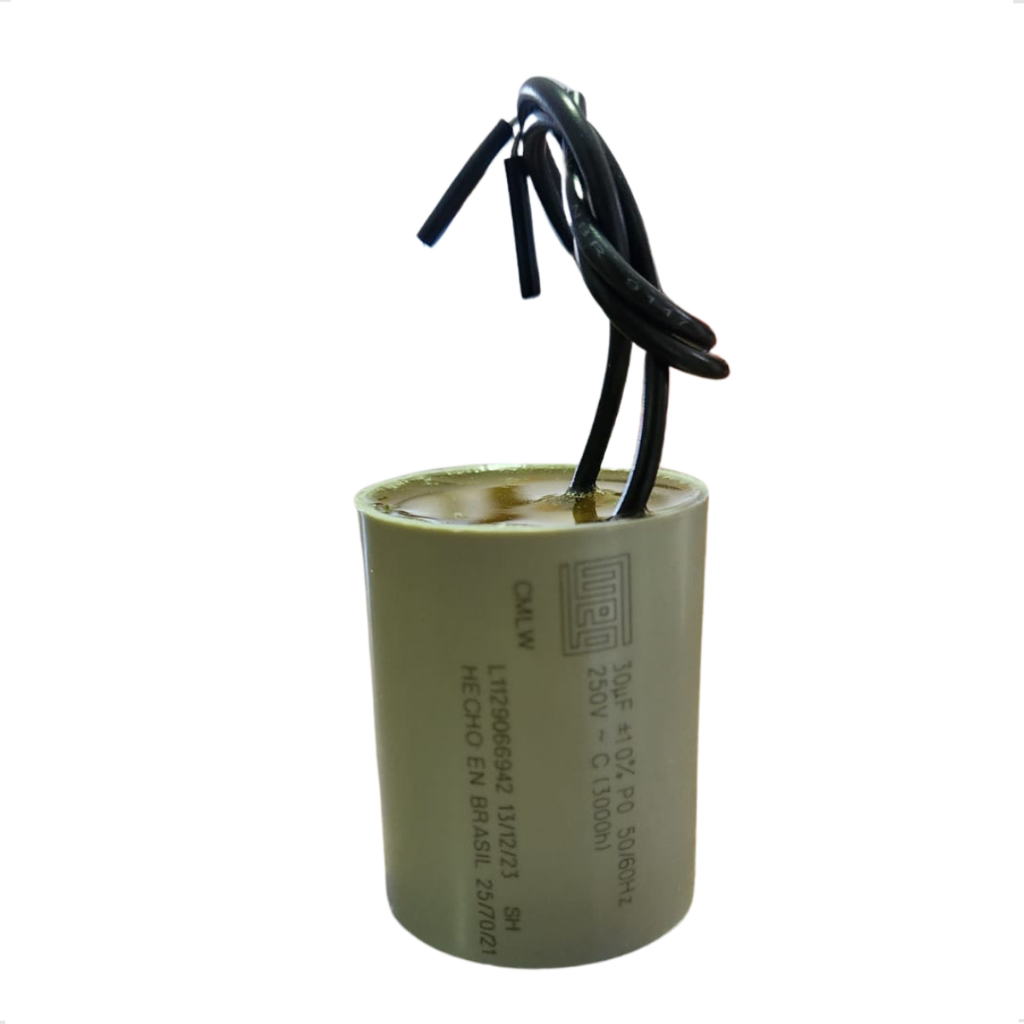 Capacitor 30uf 250vac Para Portão Eletrônico Weg Peccinin PPA Garen RCG ...