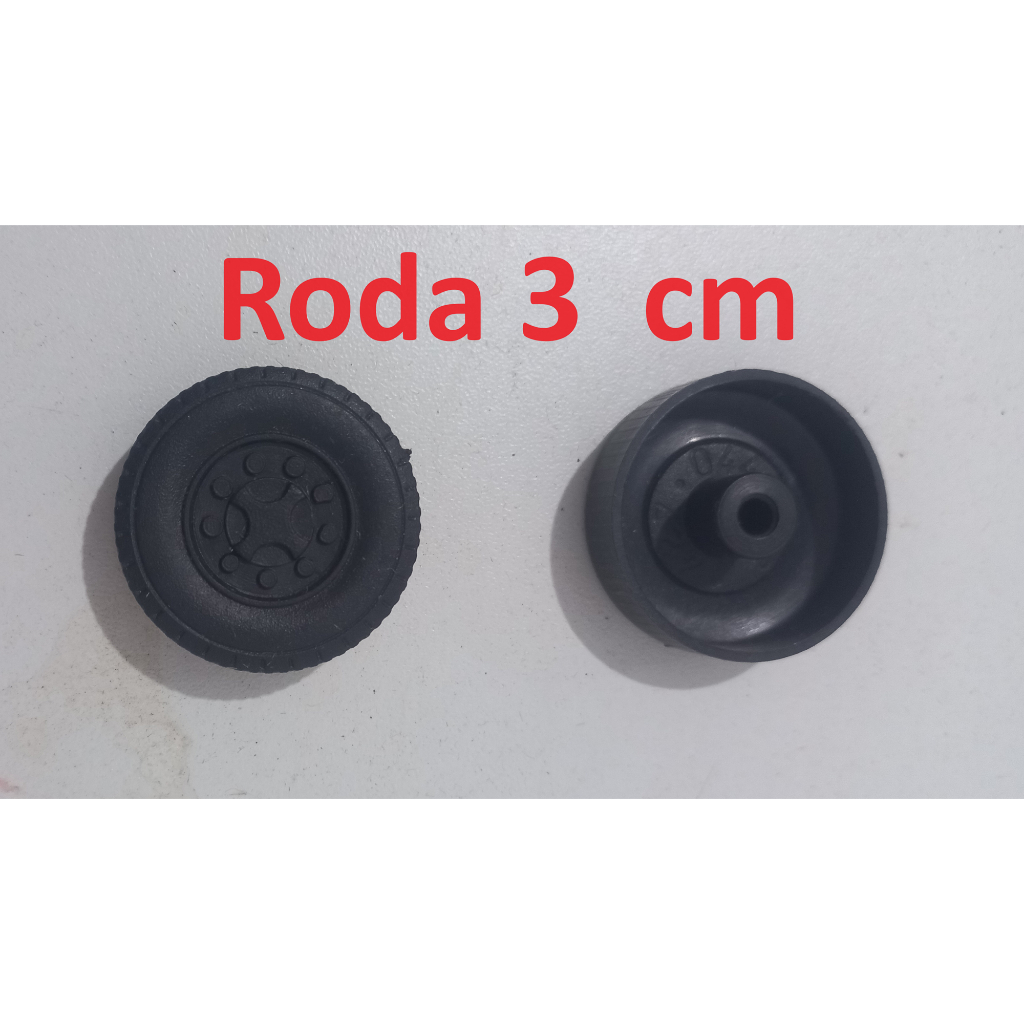 Roda de plastico 3 cm kit 100 unidades | Shopee Brasil