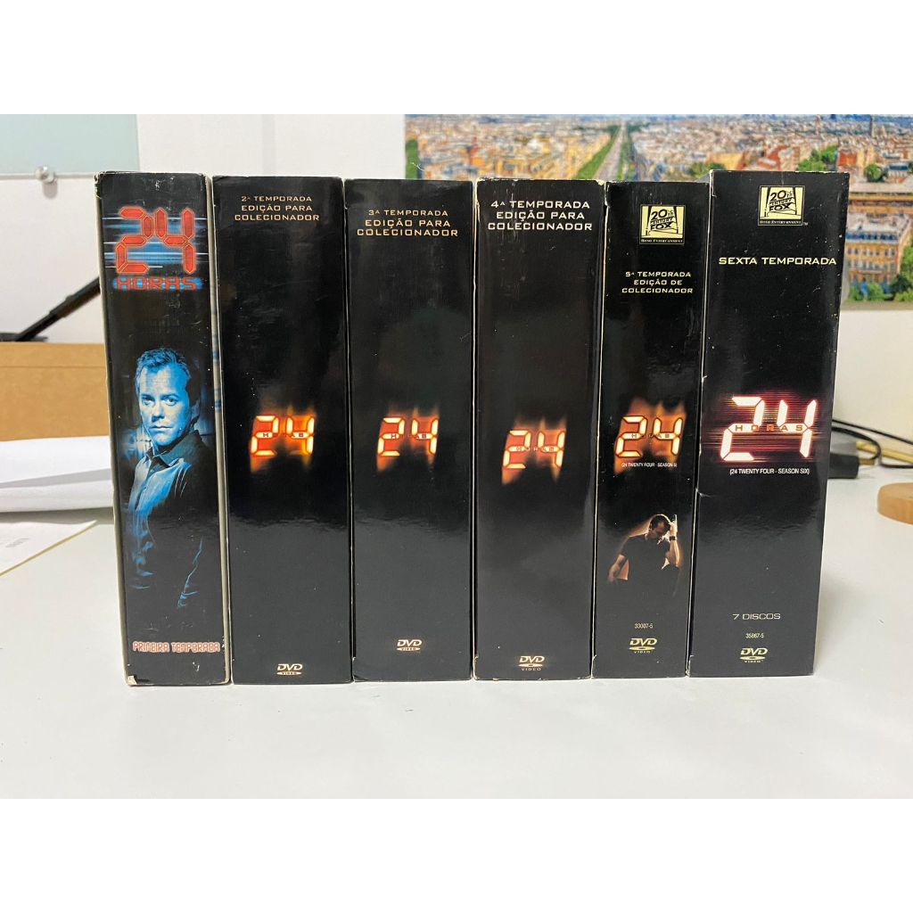 Coleção Box ORIGINAL Seriado de TV - 24 Horas Temporadas 1 a 6 | Shopee ...