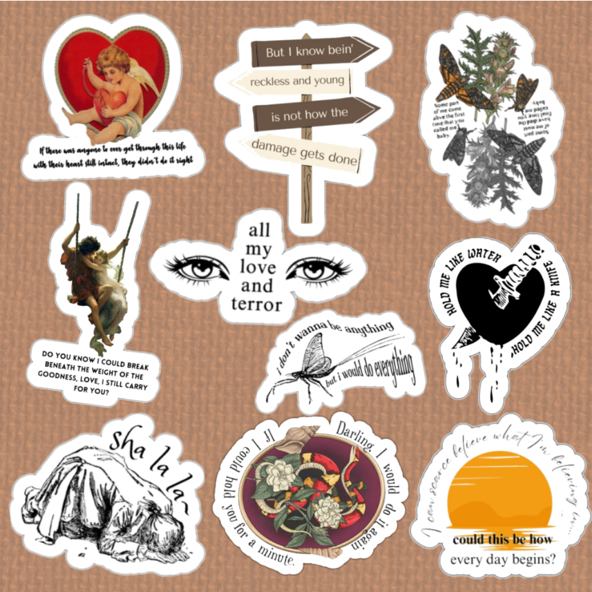 kit stickers adesivos hozier unreal unearth album | Shopee Brasil