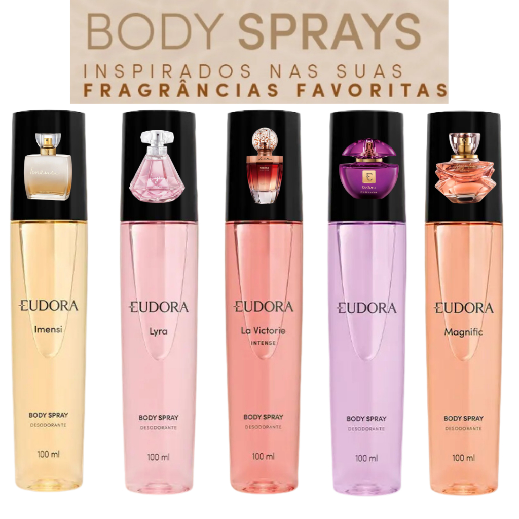 Body Spray Splash Eudora Imensi Lyra La Victorie Intense Magnific Roxo ...