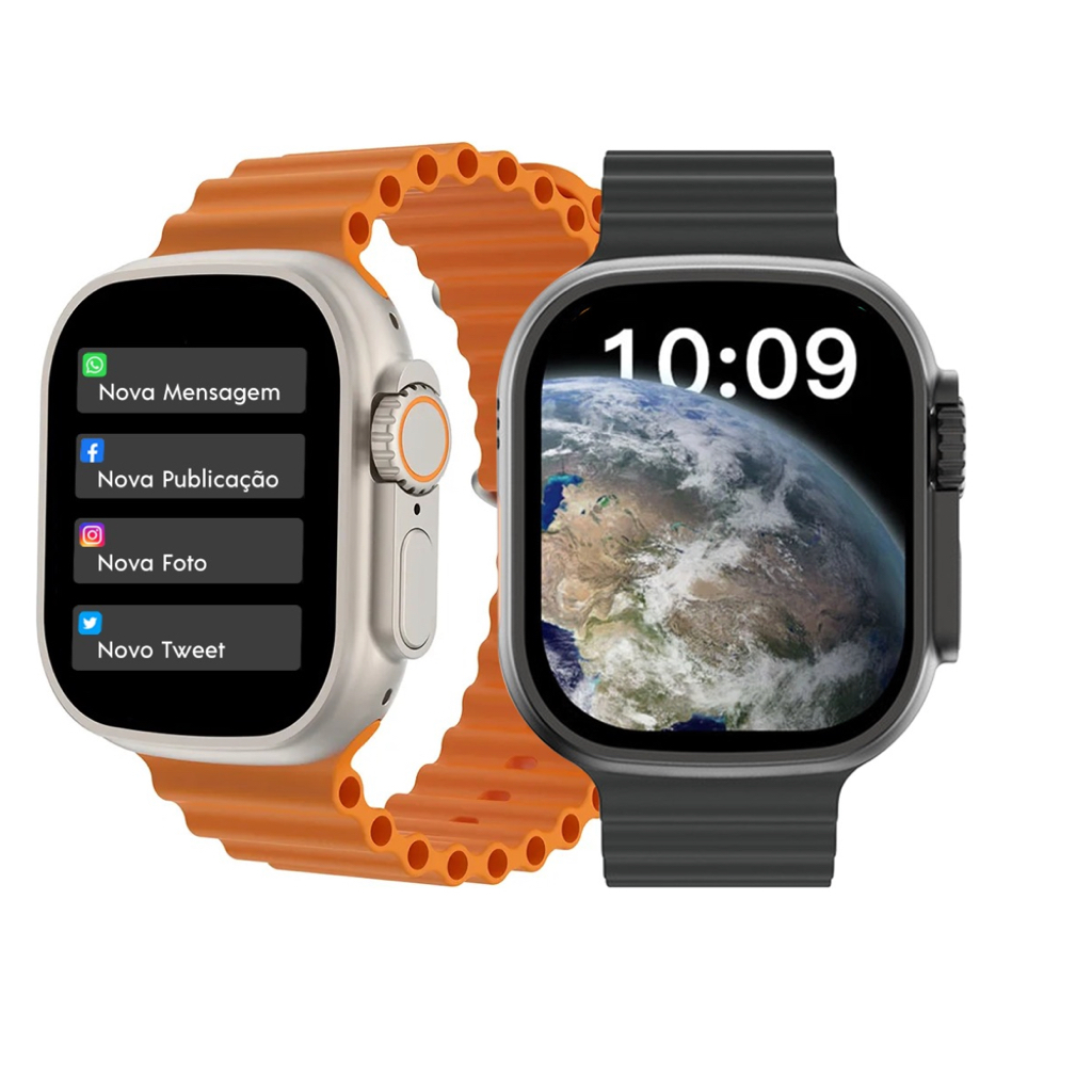 Smartwatch W68+ Ultra Series 8 Nfc Tela 2,02 Lançamento Novo | Shopee ...