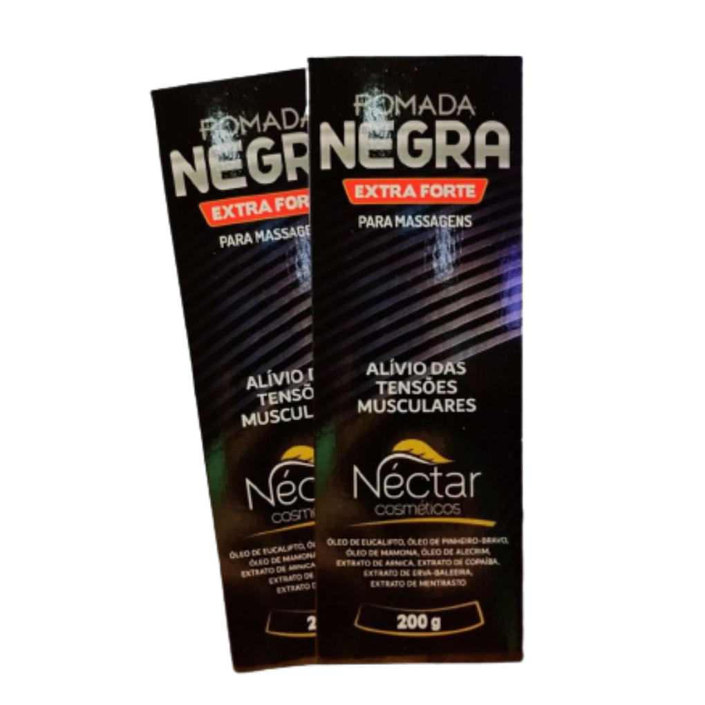 Kit 12 unidades Pomada Negra Extra Forte 200g - ORIGINAL | Shopee Brasil