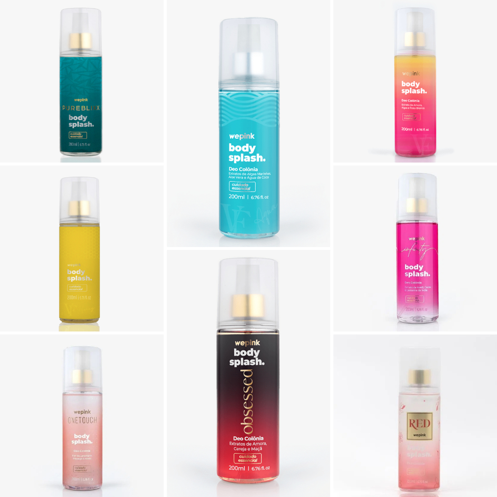 Body Splash Wepink Virginia Fonseca 200ml Diversas Fragrâncias | Shopee Brasil