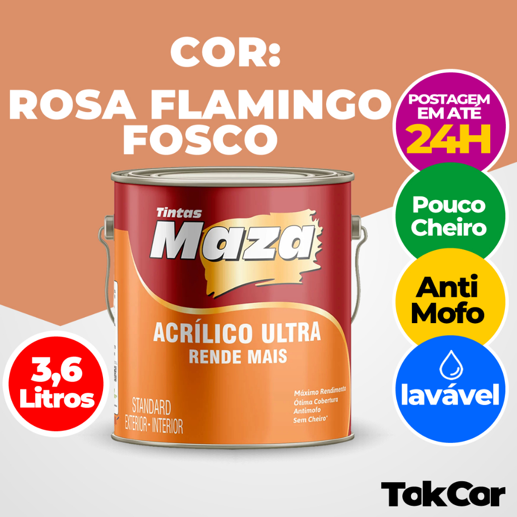 Tinta para Parede Anti Mofo Lavavel Super Rendimento Acrilica Ultra ...