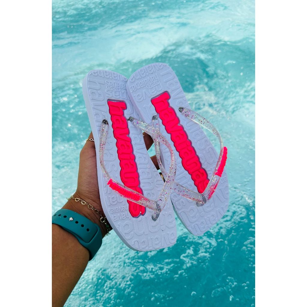 Chinelo Feminino adulto moda praia e piscina cores variadas | Shopee Brasil
