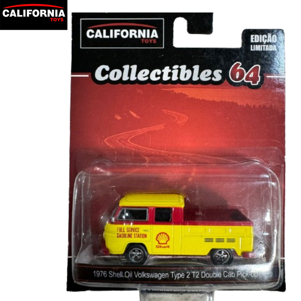 CALIFORNIA 1976 SHELL OIL VW TYPE 2 T2 DOUBLE CAB PICKUP | Shopee Brasil