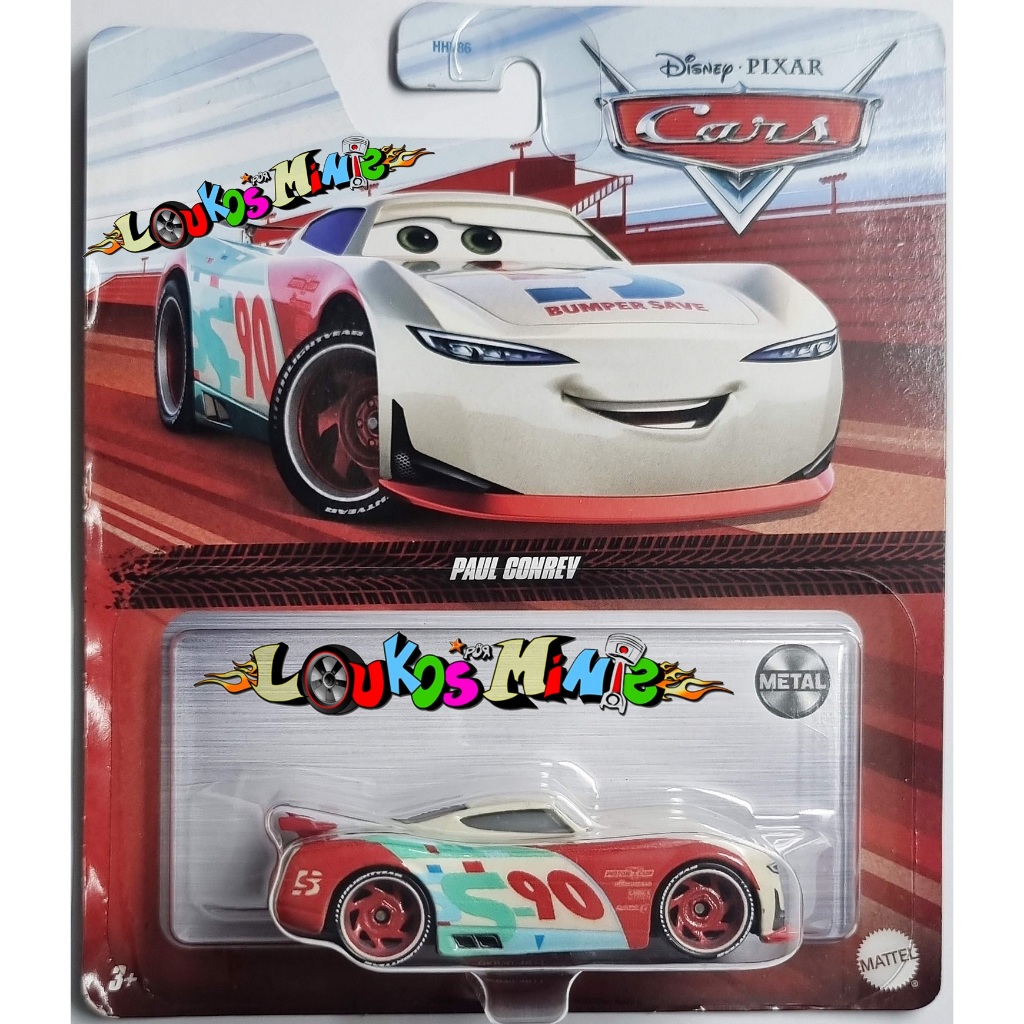 Disney Pixar Cars 3 Paul Conrev Original Lacrado | Shopee Brasil