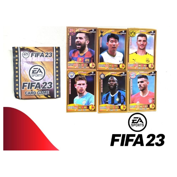KIT 40 Novos Cards Premium "FIFA 23" = 10 pacotinhos com 4 cards ...