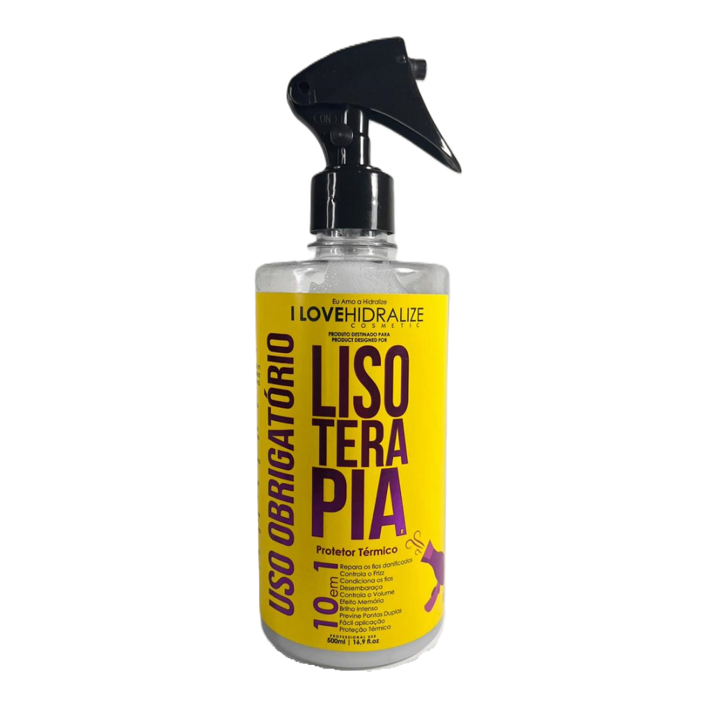Spray Protetor Termico 10 em 1 Capilar Finalizador Lisoterapia Liso Extremo Hidralize 500mL ...