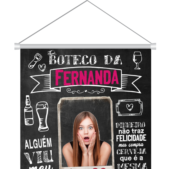 Banner PERSONALIZADO decoração aniversário Boteco Divertido | Shopee Brasil