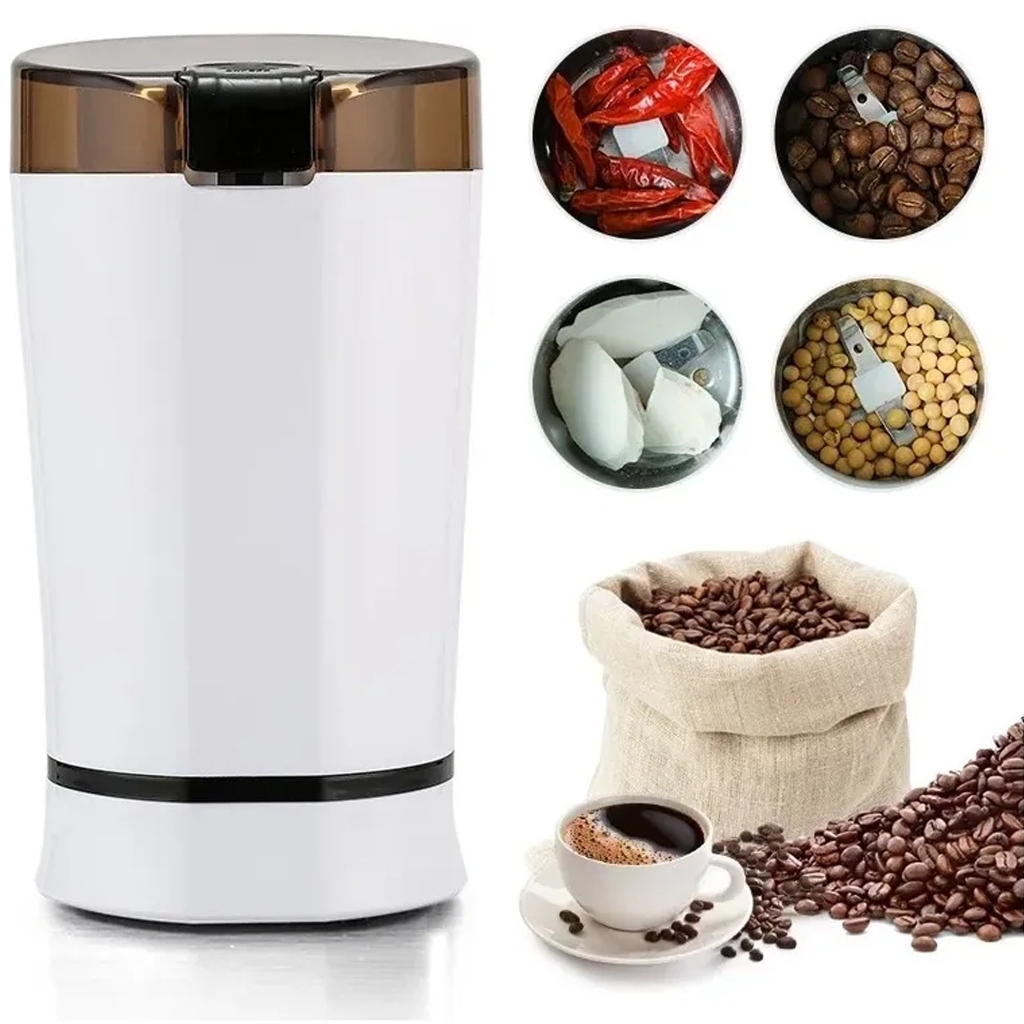Moedor De Grãos Elétrico Triturador Ultra Potente Portátil Café ...