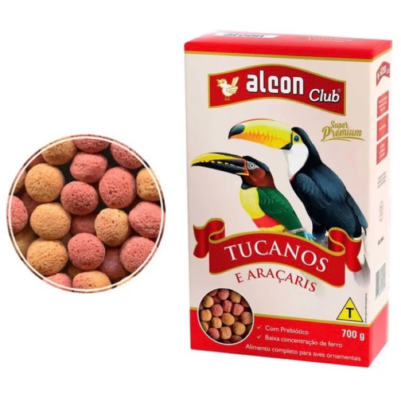 Alcon Club para Tucanos e araçaris 450g | Shopee Brasil