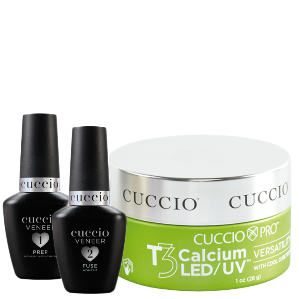 Kit Passo 1 e 2 de 13ml + Gel Calcium 28g - Cuccio | Shopee Brasil