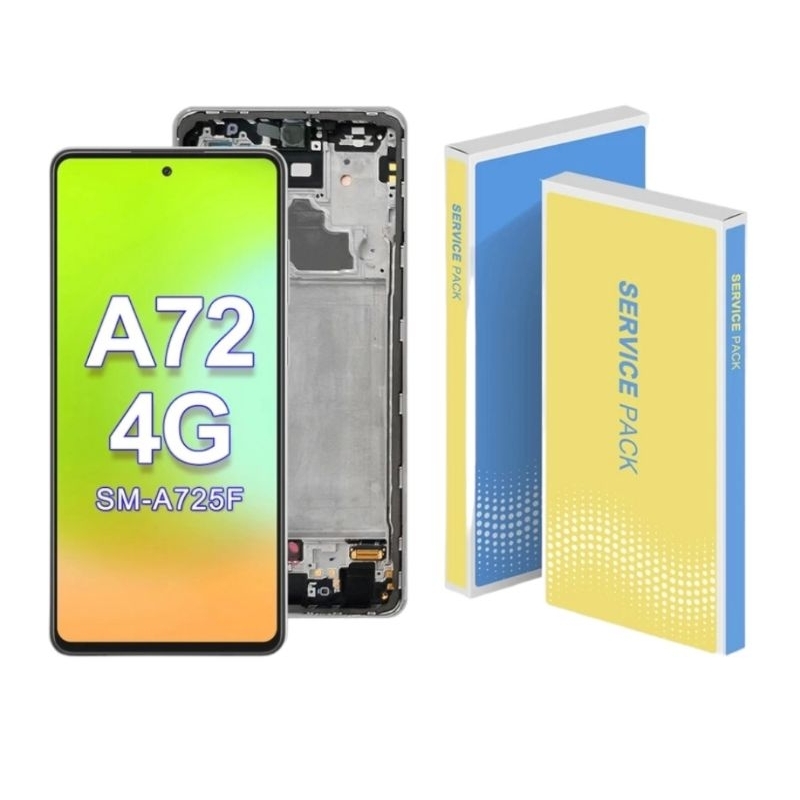 Tela Display Lcd Galaxy A72 (4G) A725 Original Oled C/ Biometria C/Borda Maior, e Original ...