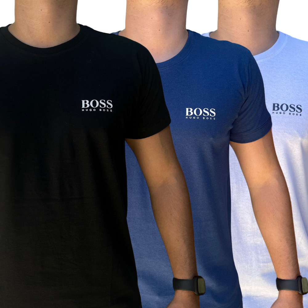 Kit 3 Camisetas Masculinas Estampada 100% Algodão M, G, GG, G1, G2, G3 Padrão Shopping - Melhora ...