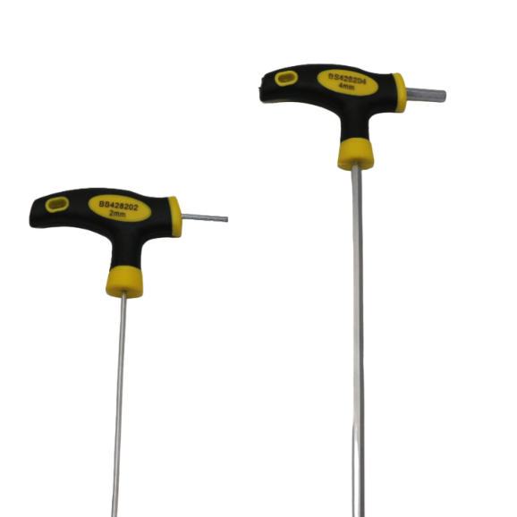 Chave Allen T Hexagonal Com Cabo 2mm/ 4mm | Shopee Brasil