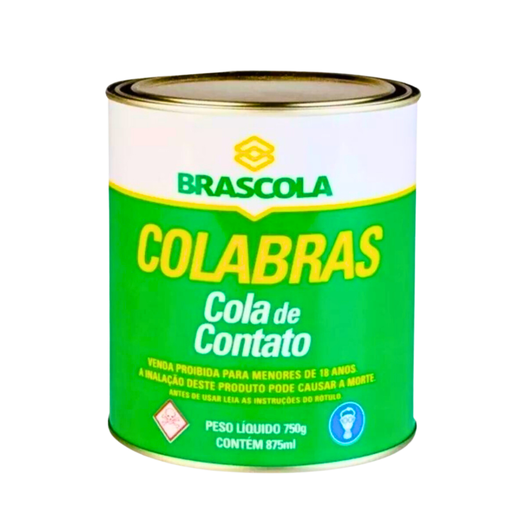 Adesivo Cola De Contato Sapateiro Colabras 750g Brascola Madeira ...
