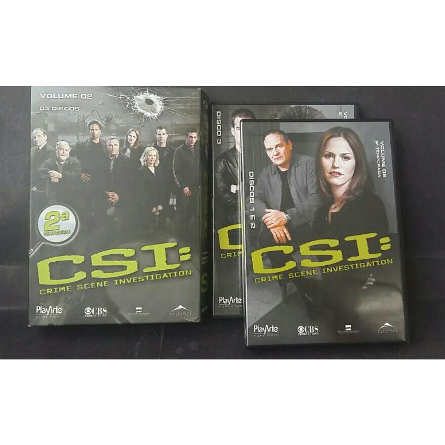 DVD - CSI: Crime Scene Investigation - Segunda Temporada Volume 2 - 3 ...