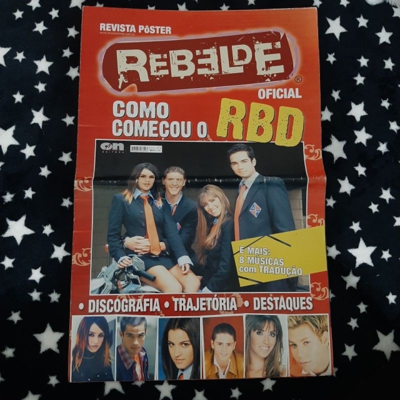 REVISTA POSTER REBELDE RBD OFICIAL | Shopee Brasil