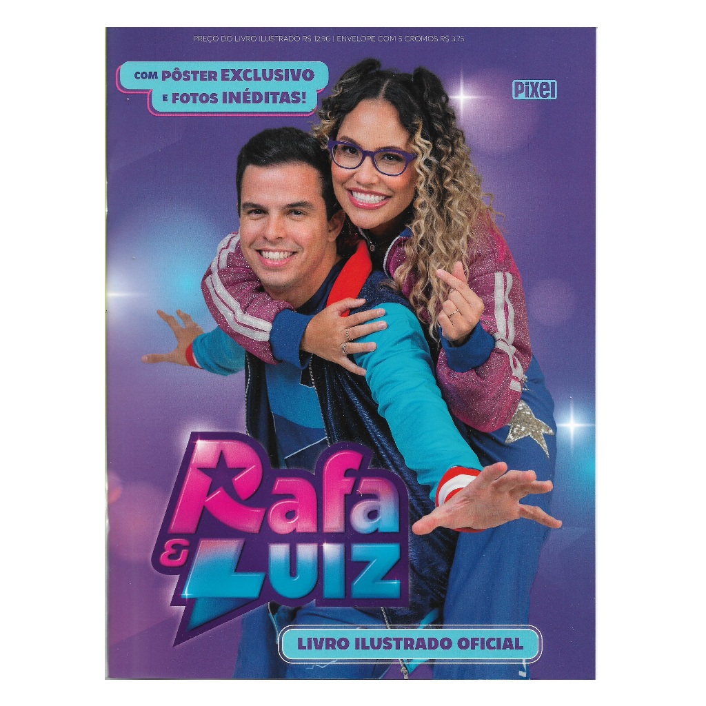 Álbum + Lote 50 Figurinhas Diferentes Rafa E Luiz 2024 | Shopee Brasil