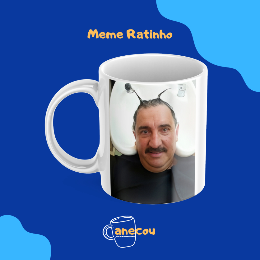 Caneca Personalizada Meme - Ratinho Hoje eu tô o cão de brabo! | Shopee ...