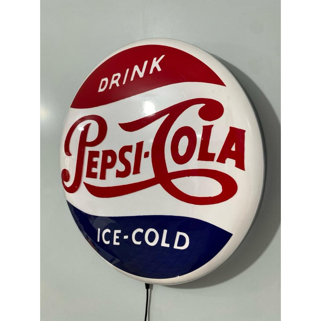 Placa De Led Pepsi Retro Painel Luminoso Personalizado 40cm | Shopee Brasil