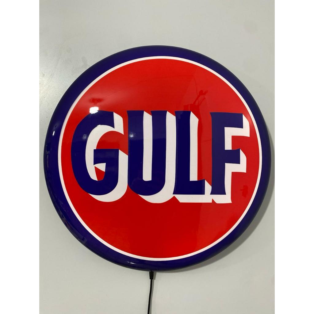 Placa De Led Gulf Painel Luminoso Personalizado 40cm | Shopee Brasil