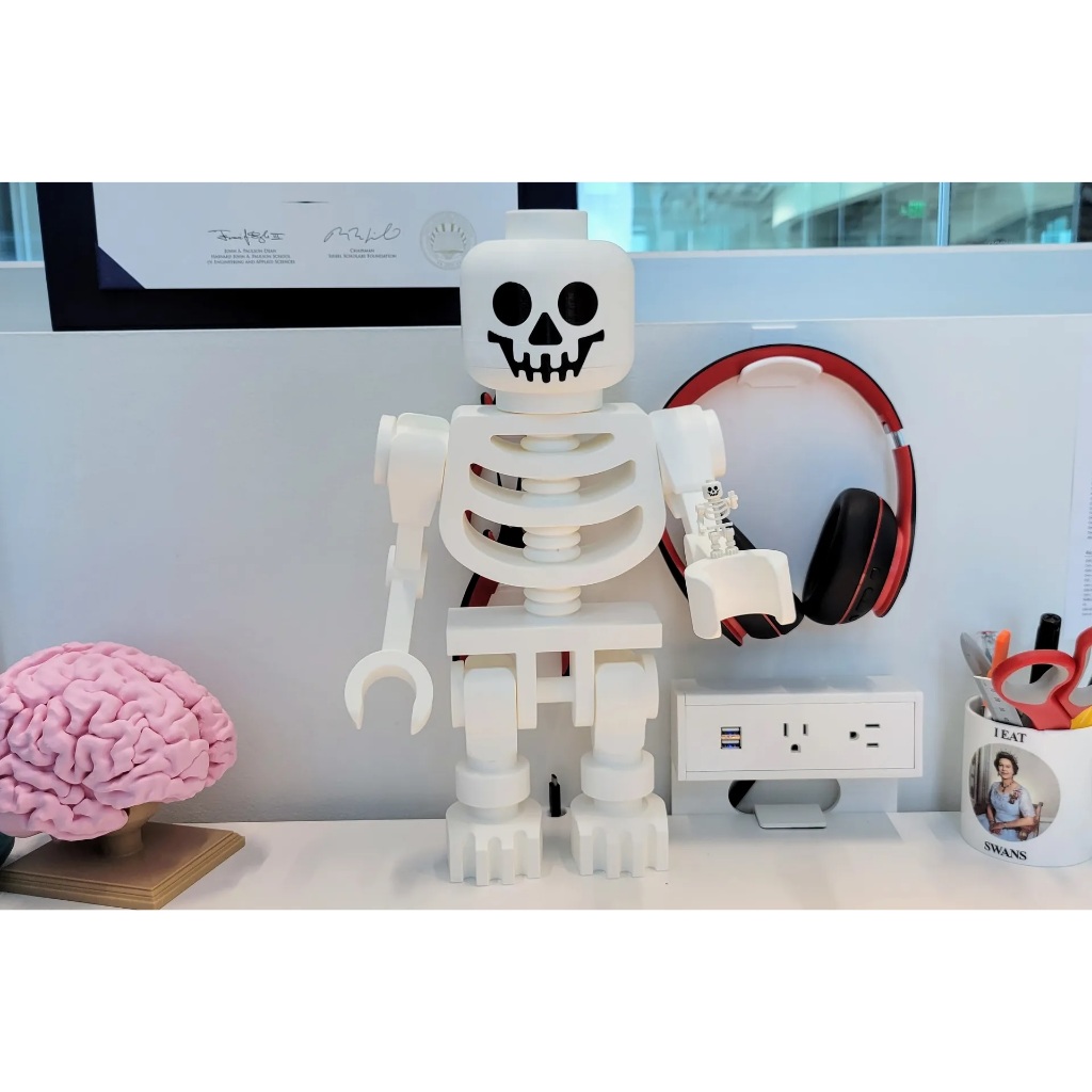 Boneco lego esqueleto funcional exclusivo | Shopee Brasil