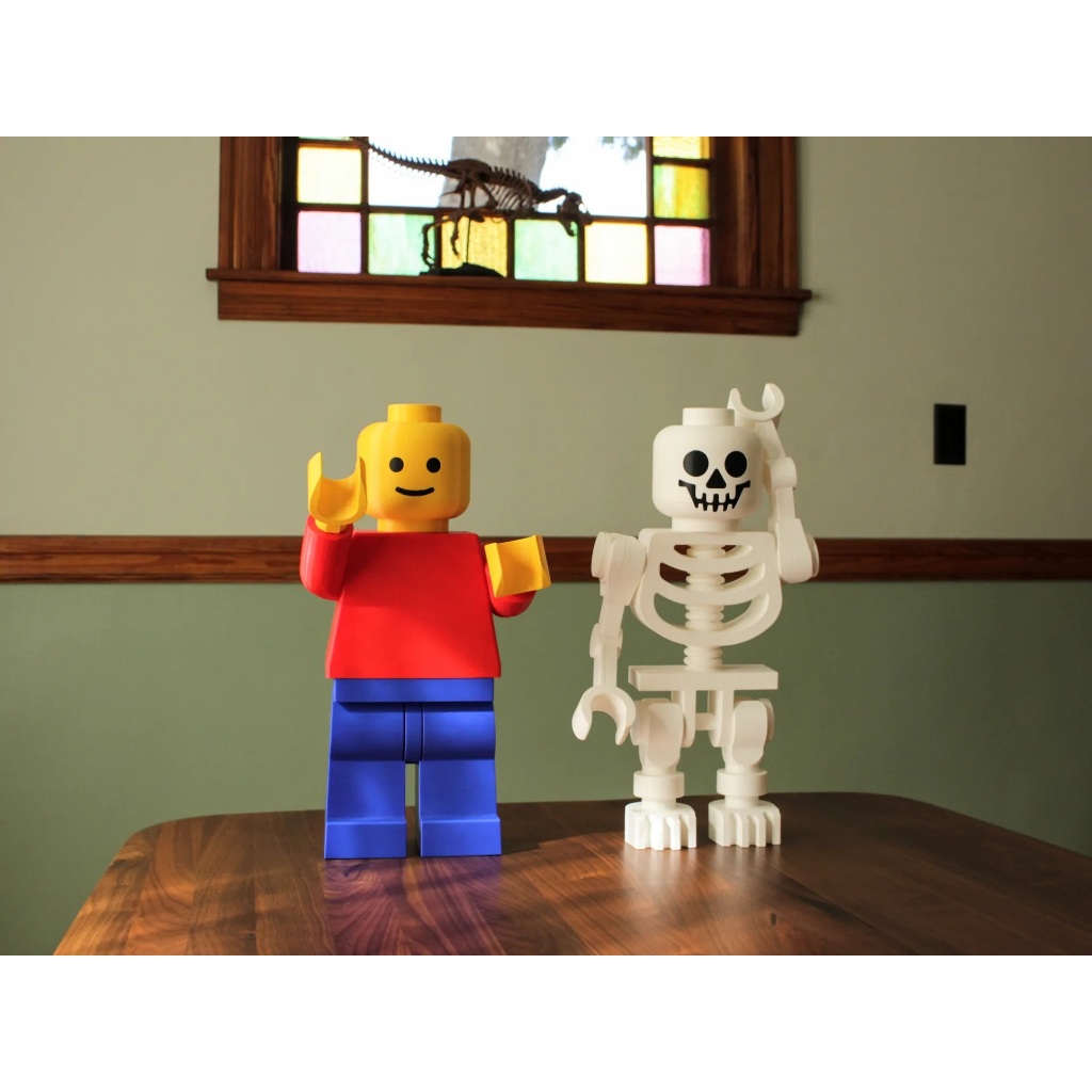 Boneco lego feito com mais de 20cm exclusivo | Shopee Brasil