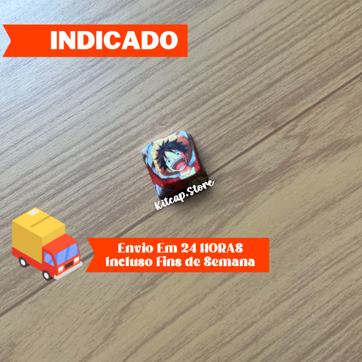 Tecla Esc - One Piece - Luffy - Keycap Para Teclado Mecânico - Unidade - PBT - Pronta Entrega ...