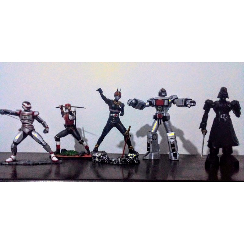6 em 1-Jaspion, Jiraiya, Black Kamen Rider, Macgaren, Satan Goss e ...