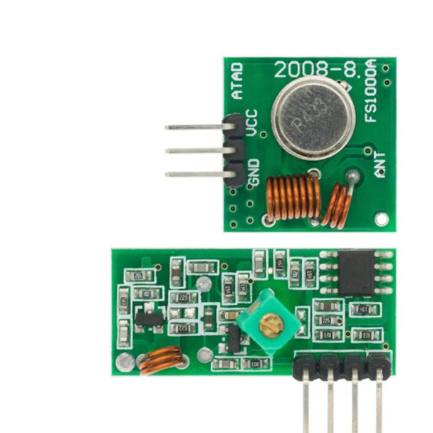 5x Módulo Rf Transmissor Receptor 433mhz Am Arduino Rx Tx Arduíno ...