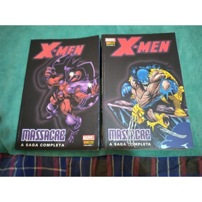 X-Men Massacre serie completa em 4 volumes | Shopee Brasil
