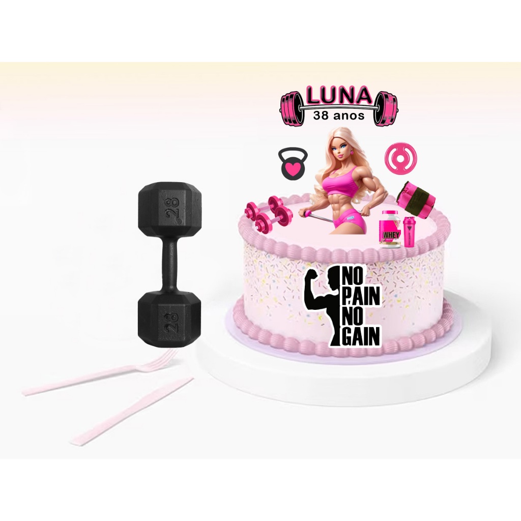 TOPO DE BOLO E DISPLAY TEMA BARBIE MAROMBEIRA | Shopee Brasil