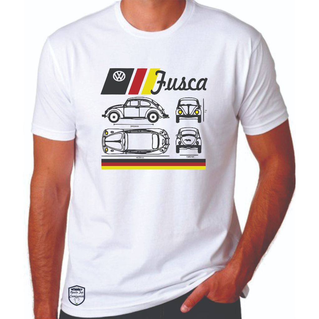 camiseta Fusca fuskeiro | Shopee Brasil