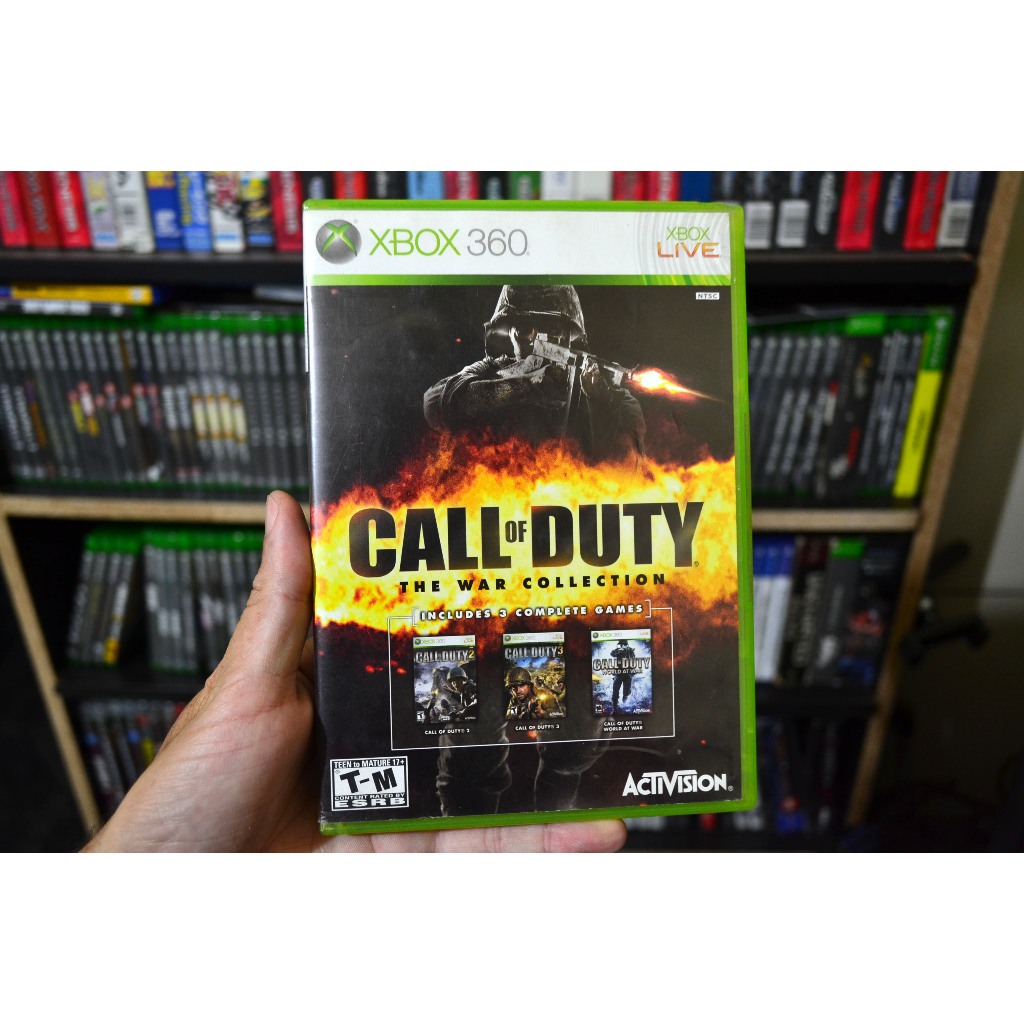 Call of Duty The War Collection ( 3x Discos ) Xbox 360 Original Mídia ...