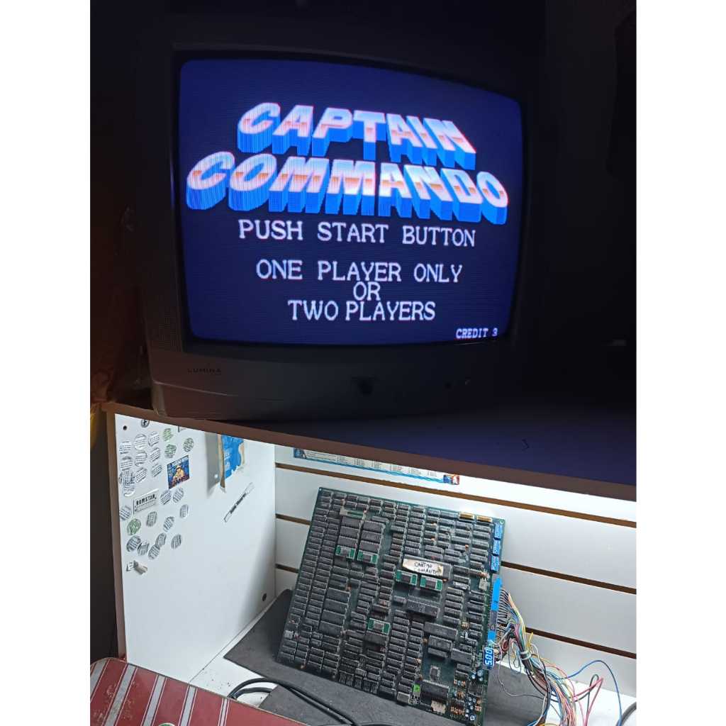 Placa Fliperama Capitao Comando Cps1 Capcom Bootleg | Shopee Brasil
