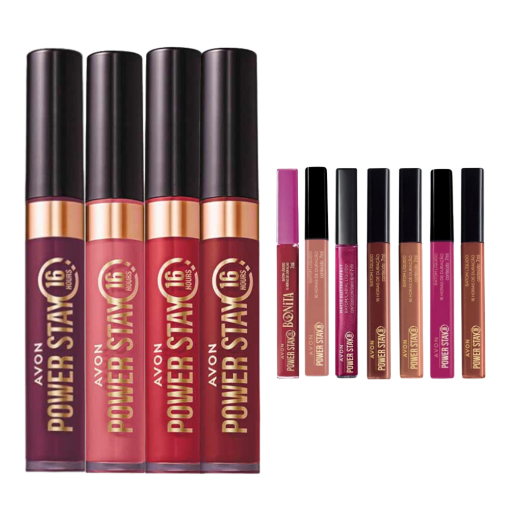 Batom Líquido Avon Power Stay 7ml | Shopee Brasil