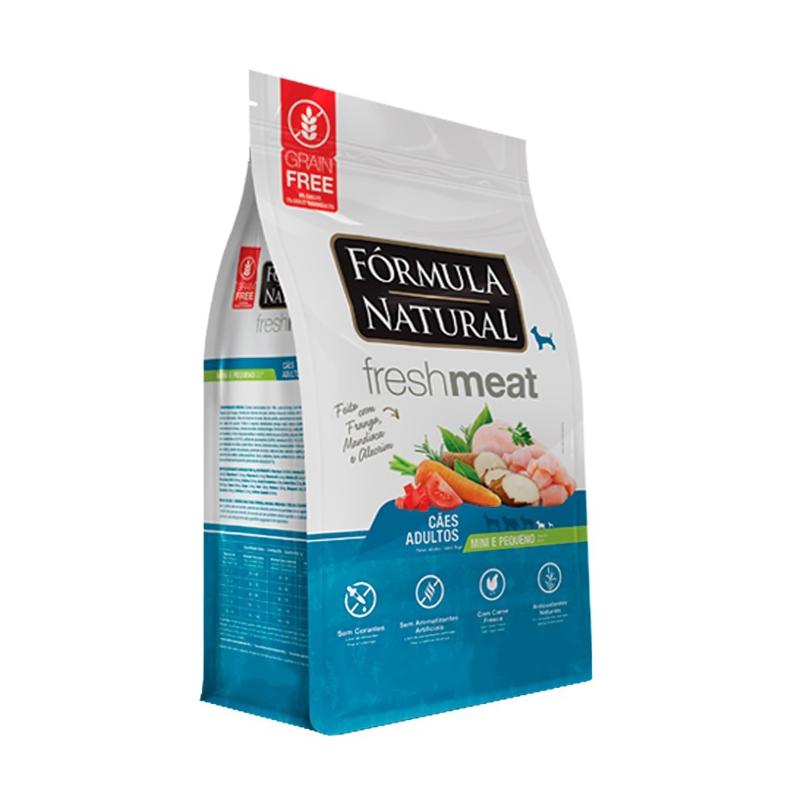 Ração Fórmula Natural Freshmeat para Cães Adultos de Pequeno Porte 1kg ...