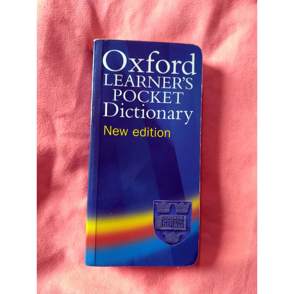 OXFORD LEARNER'S POCKET DICTIONARY - NEW EDITION | Shopee Brasil