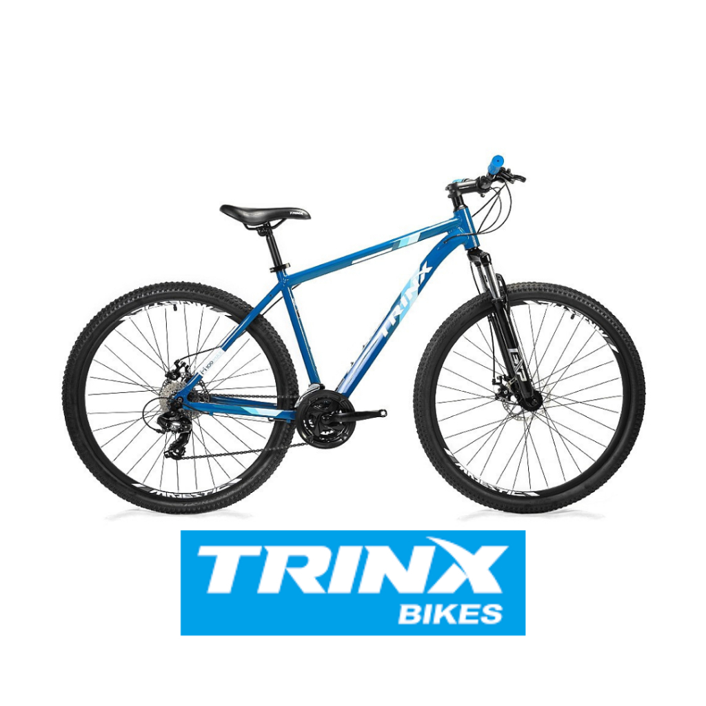 Bicicleta Aro 29 Alumínio Bike Trinx M100 MAX 15 Azul Cambio Shimano | Shopee Brasil