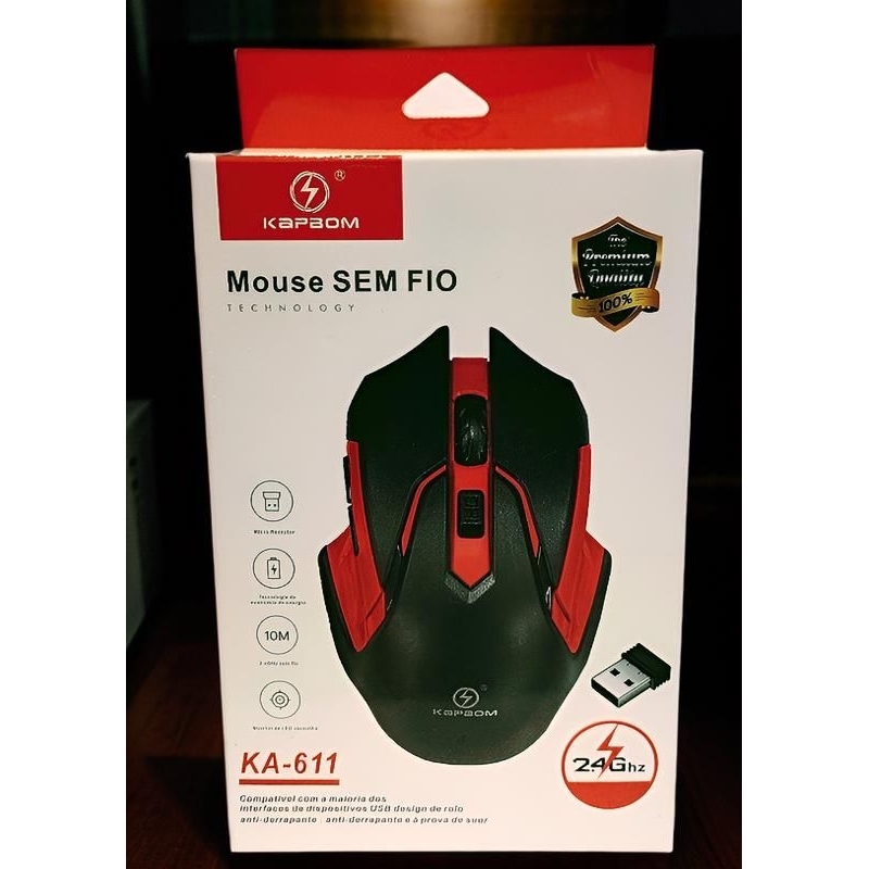 mouse sem fio gamer kA-611 USB. | Shopee Brasil