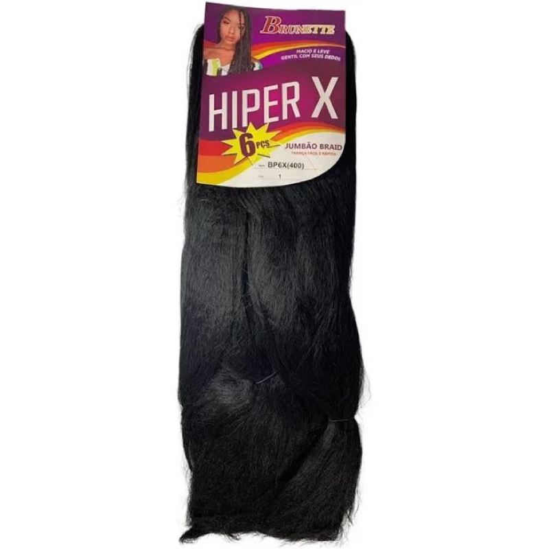 JUMBO HIPER X PARA TRANÇAS 400g BOX BRAIDS | Shopee Brasil